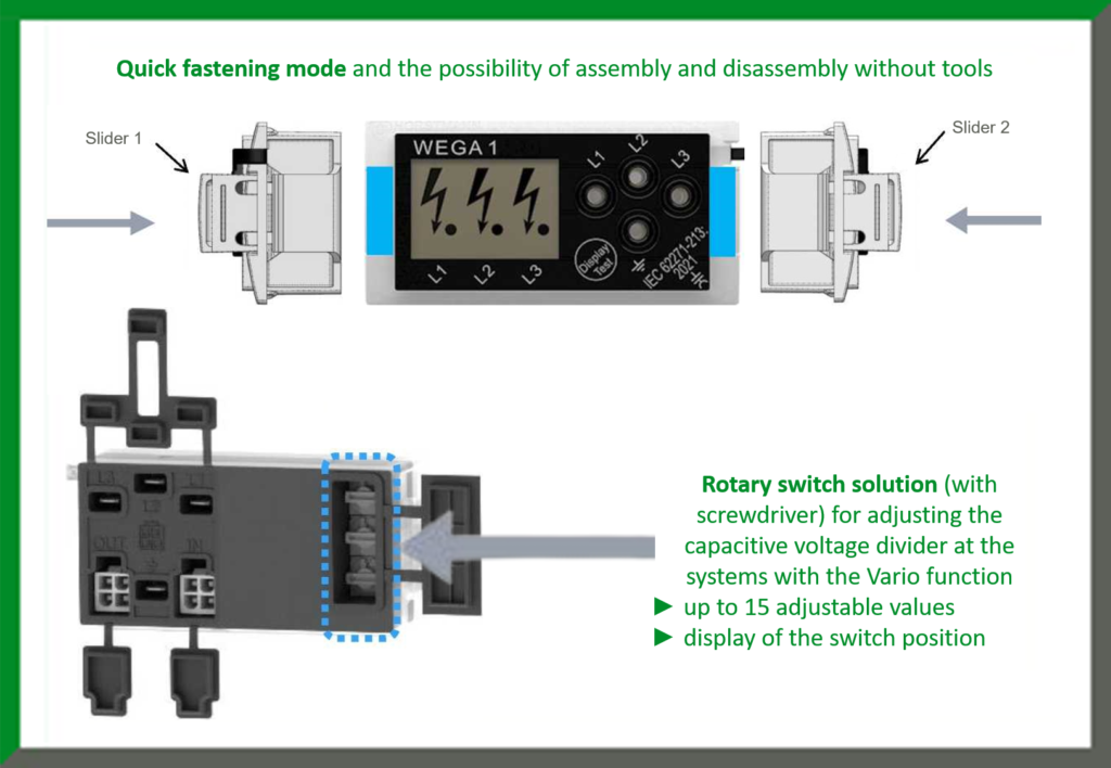 Wega voltage detecting and indicating systems, compliant with IEC 62271-213:2021 – Electrisium ...