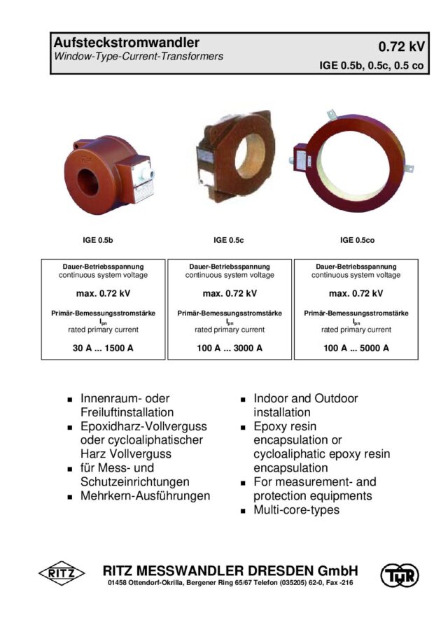 IGE indoor core CT – Electrisium International